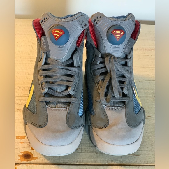 Reebok | Shoes | Dc Comics X Shaq Attaq Man Of Steel Superman Sneakers ...